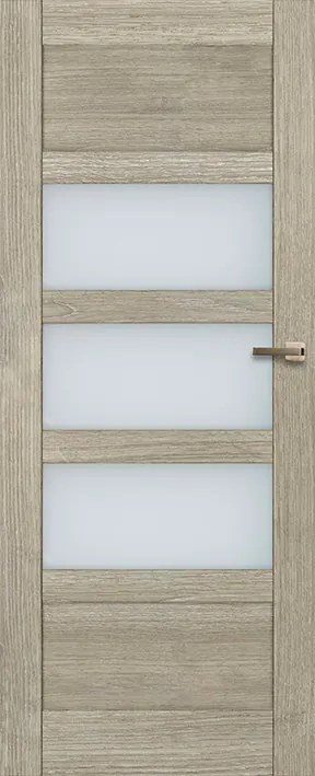 Interiérové dveře vasco doors BRAGA model B Průchozí rozměr: 70 x 197 cm, Orientace dveří: Levé dveře, Dekor: Dub Aljaška