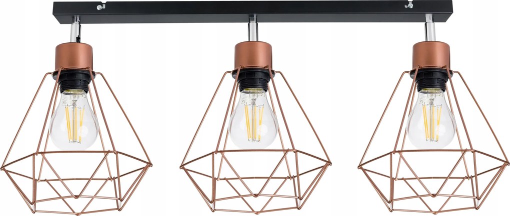 Lampa stropní svítidlo pohyb stropní lustr loft drát diamant