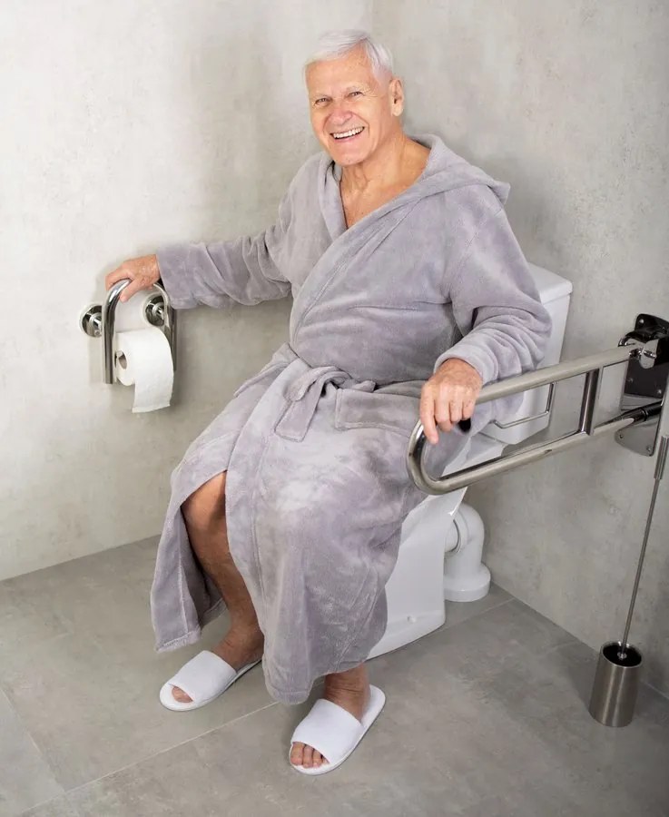 Ridder Ridder, HANDICAP madlo s držákem toaletního papíru, chrom, A220300