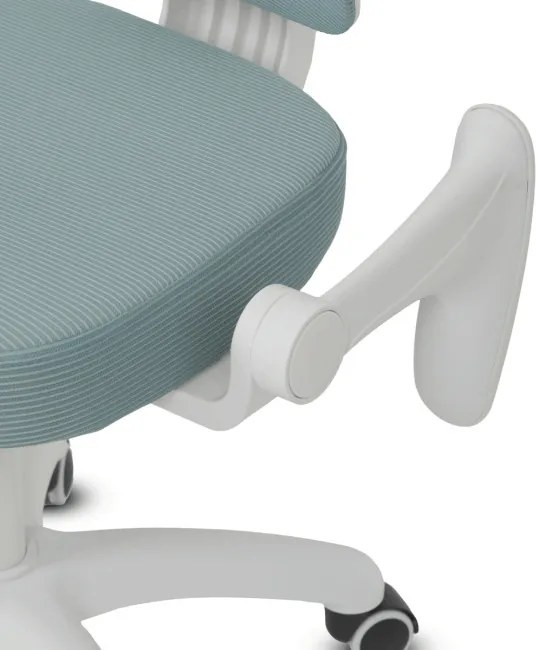 Dětská otočná židle zelená KA-K1063 GRN