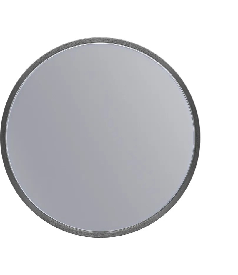 Erga Round, kulaté zrcadlo 30cm, černý rám, ERG-V01-ROUND-3030-BK