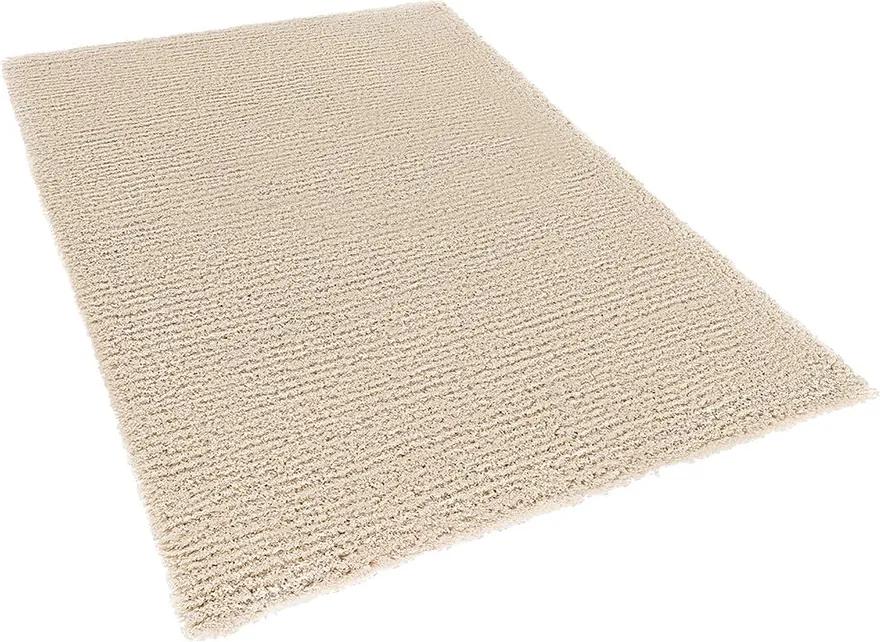 Shaggy světle-béžový koberec - 80x150 cm - EDIRNE