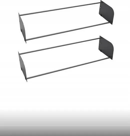 Peka 15.4231.05 Conero stojan na boty/ délka 715 mm/ černý/ sada 2 ks