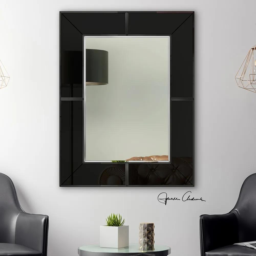 Zrcadlo Meruna Black Rozměr: 120 x 160 cm