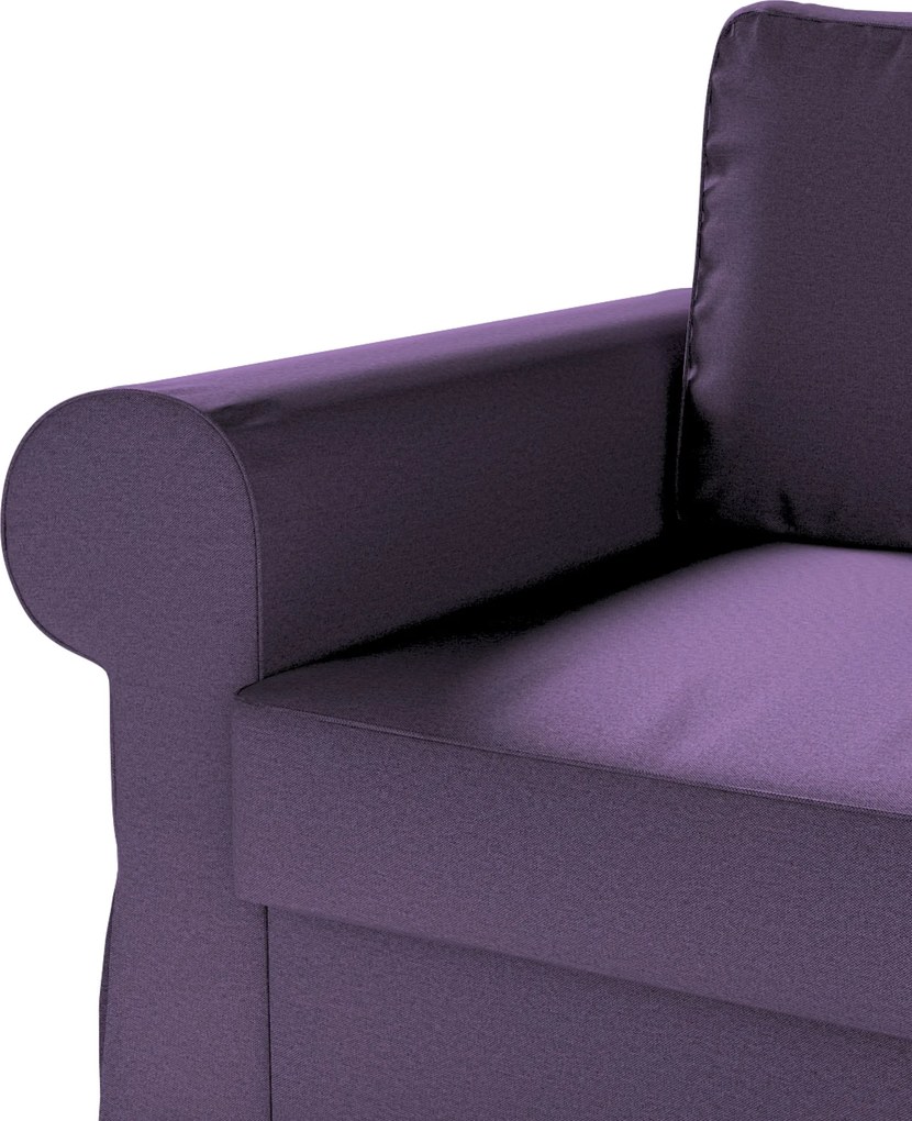 Potah na pohovku IKEA Backabro 2-místná, rozkládací barva fialová látka pletený vzor