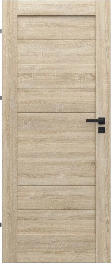 Porta doors Interiérové dveře rámové, 70 L, 70 × 197 cm, fólie, levé, Sonoma, plné