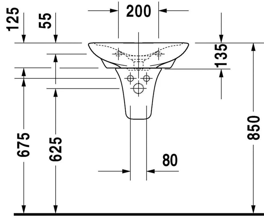 Duravit PuraVida - umývátko 50x42cm 0720500000