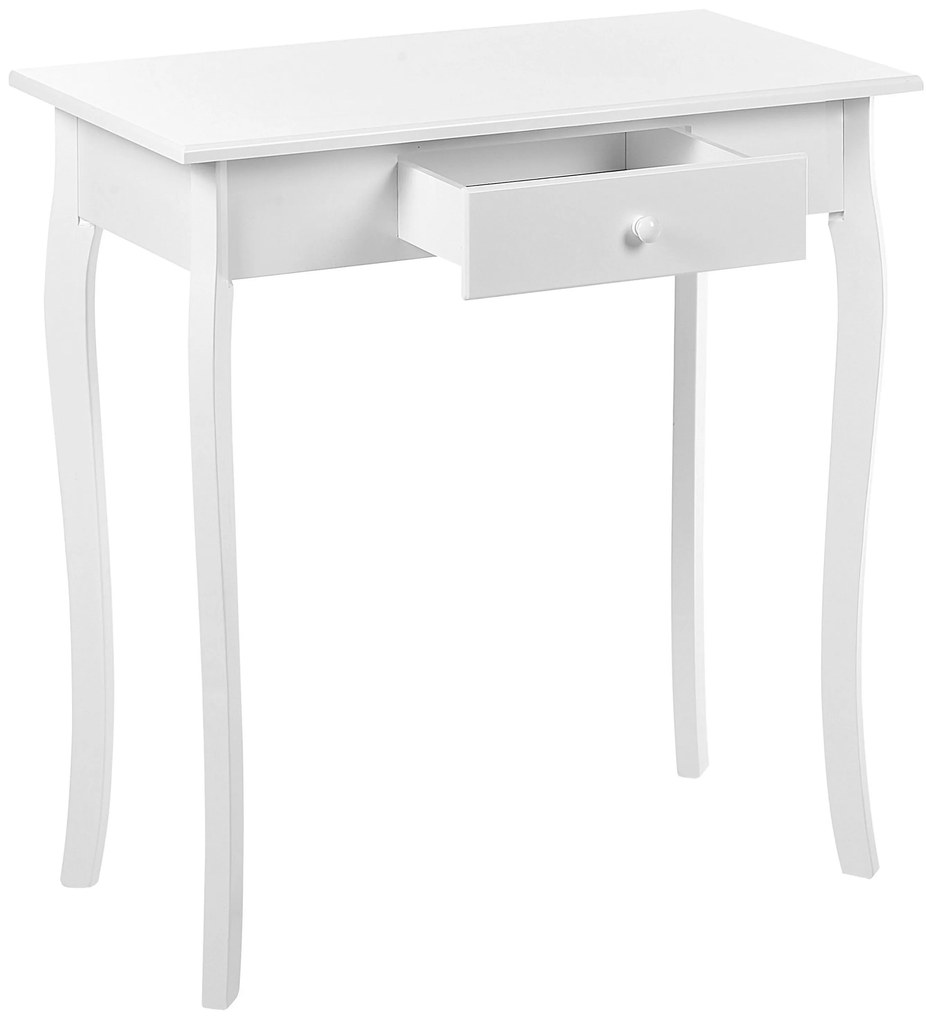 Konzolový stolek se zásuvkami bílý ALBIA Beliani