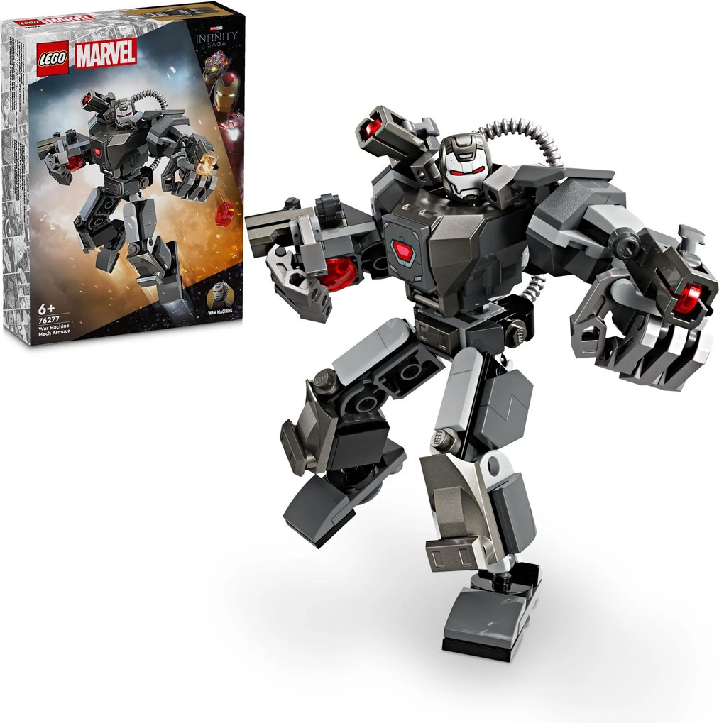 Lego stavebnice lego marvel 76277 war machine v robotickém brnění