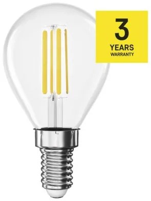 Emos lighting LED žárovka Filament Mini Globe / E14 / 5,9 W (60 W) / 806 lm / neutrální bílá 1525731450