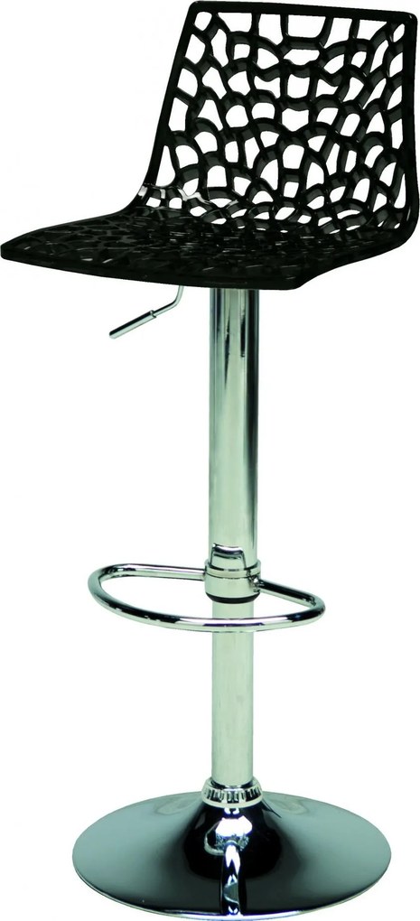 Stima Barová židle SPIDER, chrom/plast | Odstín: polypropylen lesk bianco
