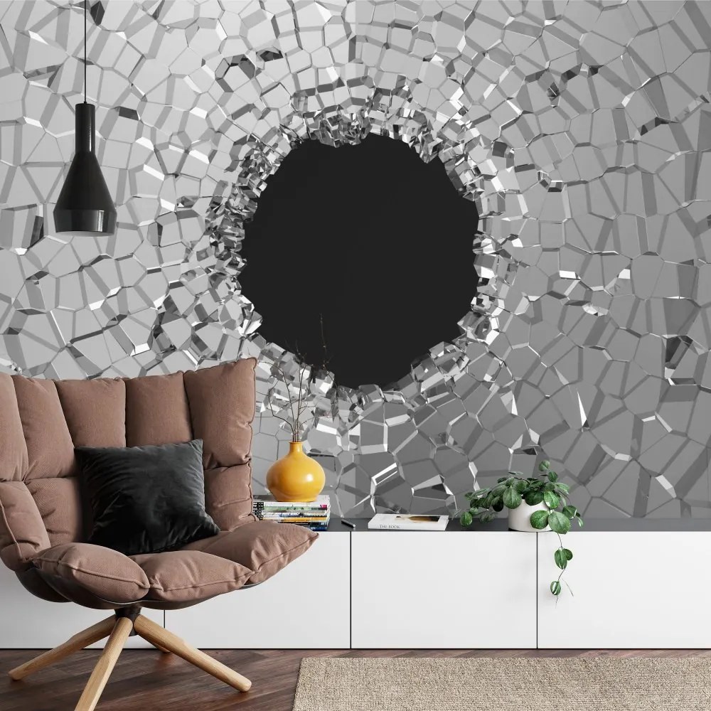 Fototapeta Abstraktní Tunel 3D Efekt Hladký vinyl 104x70.5