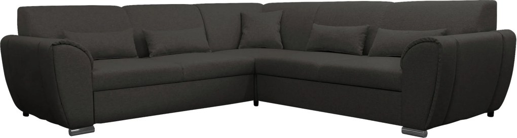 XXXLutz ROHOVÁ SEDAČKA, textil, antracitová Livetastic - Sedací soupravy - 001574004216