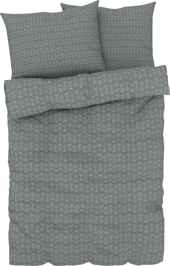 Livarno Home Ložní povlečení Renforcé, 200 x 220 cm, 70 x 90 cm (ornament zelený)
