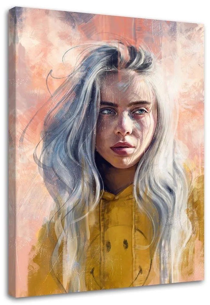 Gario Obraz na plátně Billie Eilish - Dmitry Belov Rozměry: 80 x 120 cm