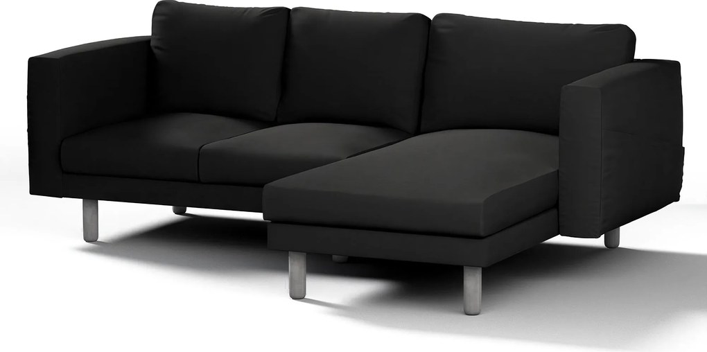 Potah na pohovku IKEA Norsborg 3-místná se šezlongem barva šedá