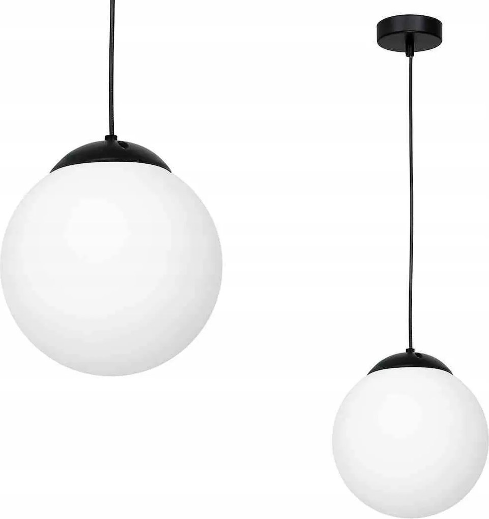 Závěsná lampa Lima Black 1xE27