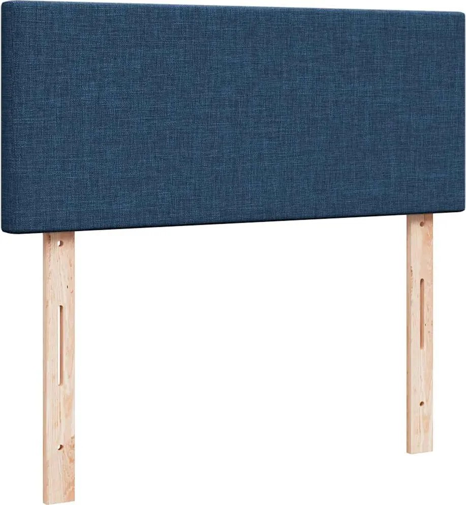 Box spring postel s matrací černá 120x190 cm textil 3285826