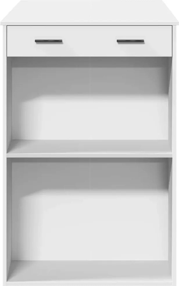 Barový stůl bílý 102 x 70 x 103,5 cm kompozitní dřevo 3309321
