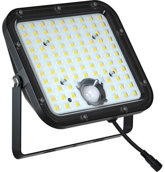 LED Solární reflektor se senzorem LED/30W/6,4V 6400K