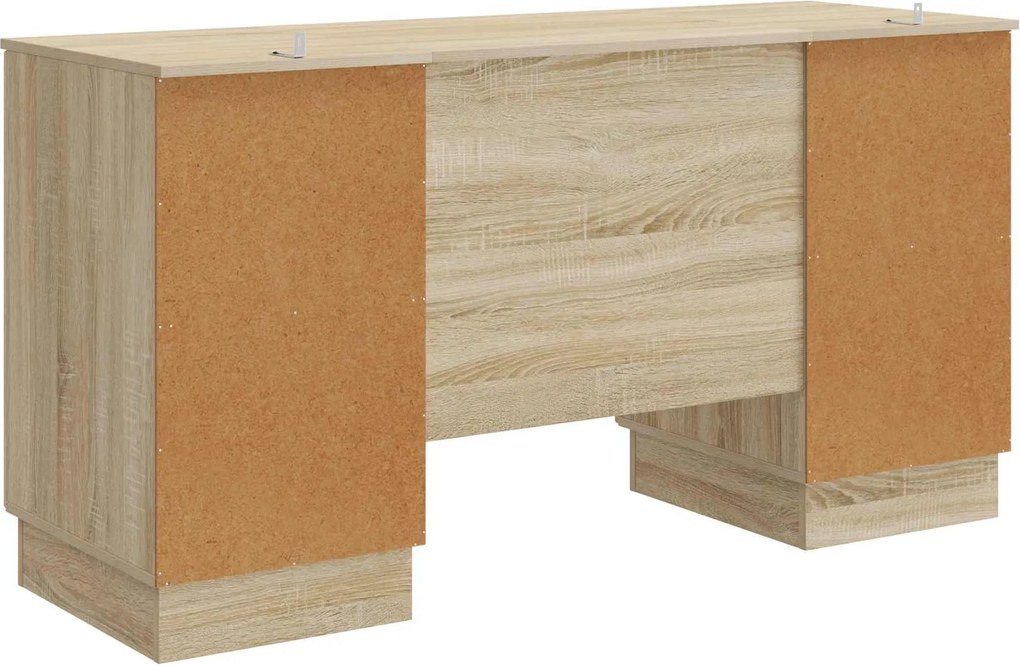 Stůl Dub sonoma 142,5 x 50 x 75 cm Kompozitní dřevo 3414623