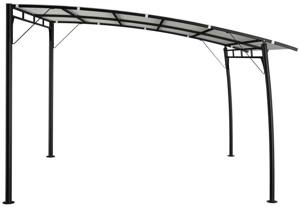 vidaXL Marketos Zahradní markýza proti slunci 3 x 3 x 2,55 m krémová