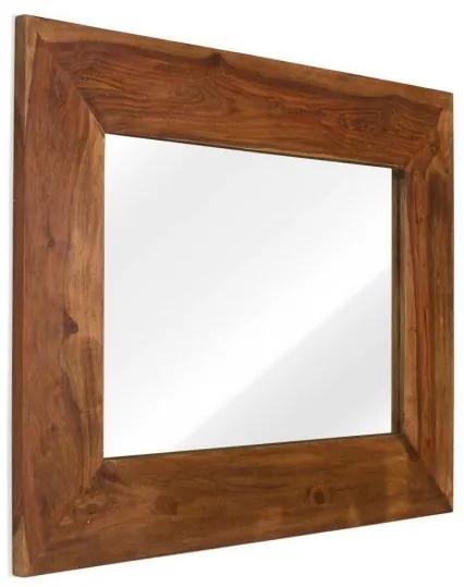 Zrcadlo s palisandrovým rámem Squarus 150x90
