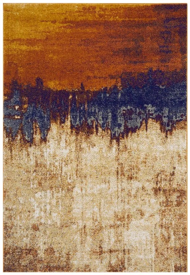 Oranžový koberec Dinamo Abstract Orange Rozměry: 200x290 cm