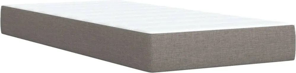 Box spring postel s matrací taupe 80x200 cm textil 3290326