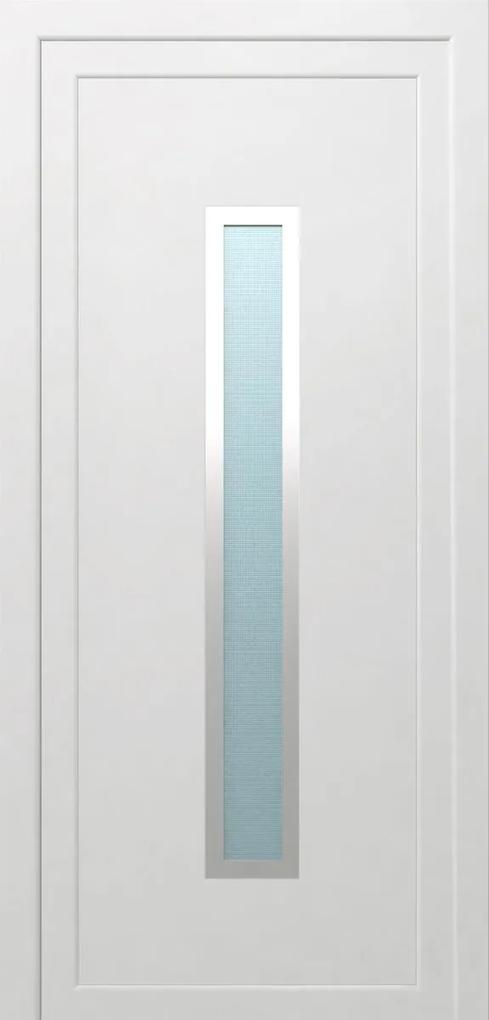Solid Elements Vchodové dveře Hanna In, 90 L, rozměr vč. zárubně: 1000 × 2100 mm, plast, levé, bílé, prosklené