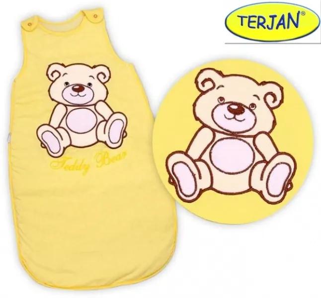 Baby Nellys Spací vak Teddy Bear Baby Nellys - žlutý, krémový vel. 2