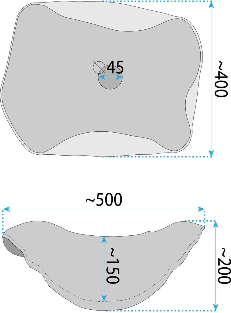 Rea Handmade Art, keramické umyvadlo na desku 500x380x190 mm, hnědá-béžová, REA-U6324