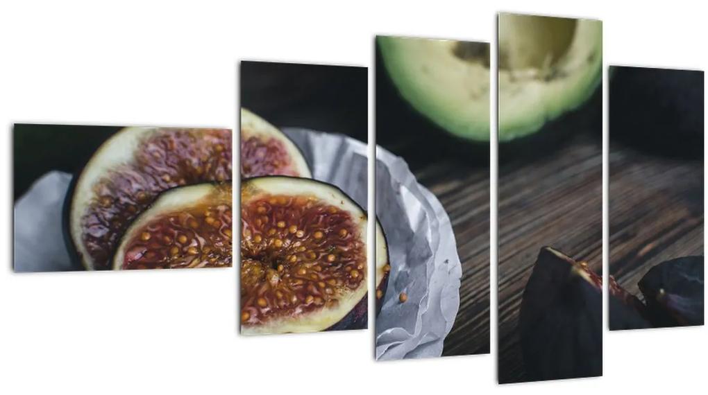Obrázek fíků a avokáda (110x60 cm), 40 dalších rozměrů
