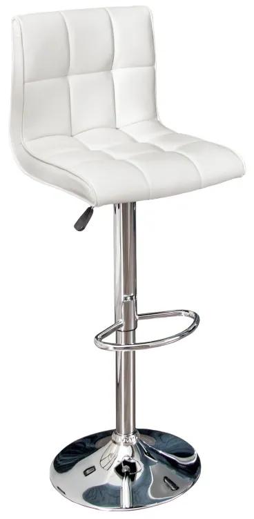 Barová židle Modena 90-115cm bílá