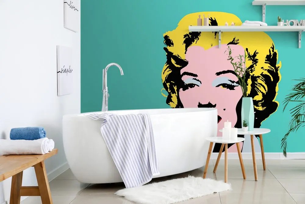 Samolepící tapeta ikonická Marilyn Monroe v pop art designu