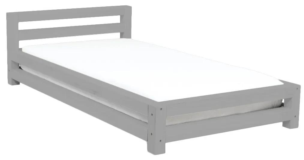 Benlemi Jednolůžková postel MODERN Zvolte barvu: Bílá, Zvolte rozměr: 120 x 200 cm