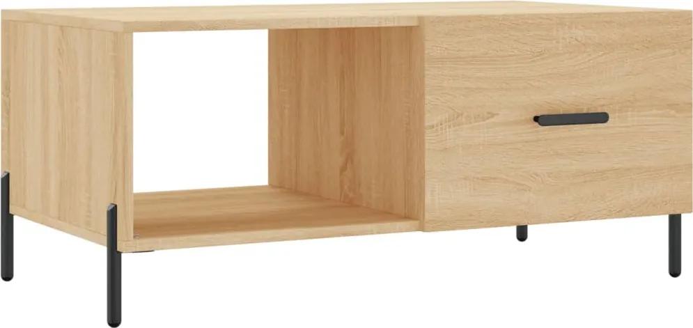 vidaXL Konferenční stolek 90 x 50 x 40 cm kompozitní dřevo [829223] Barva: hnědý dub