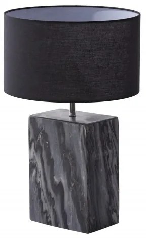 Noble Home Černá stolní lampa Marmor