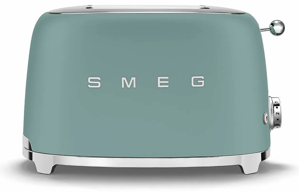 Smeg Toustovač TSF01, 2x2, 50's Retro Style, matná zelená smaragdová TSF01EGMEU