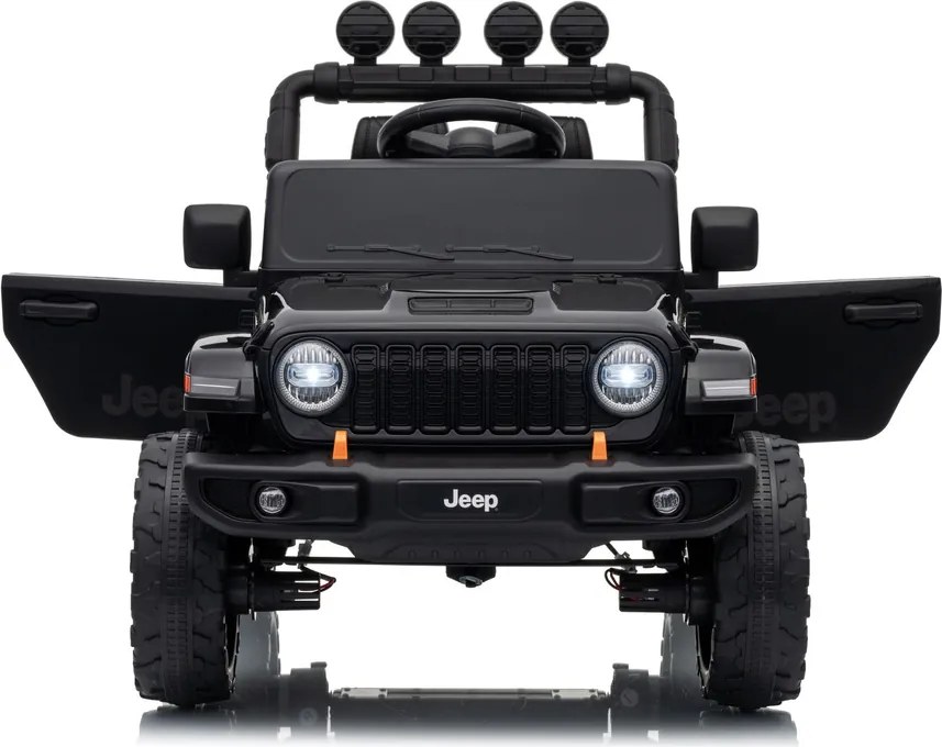 LEAN CARS Akumulátorové vozidlo Jeep Rubicon DK-JWR558 24 V, černé