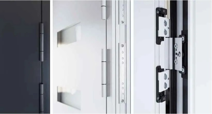Hliníkové vchodové dveře FM Turen Premium P90 M212 šedá/bílá RAL9007/9016 Orientace dveří: Levé, otevírání dovnitř, Standardní rozměr dveří včetně rámu: 100 cm x 200 cm - vnější rozměr rámu