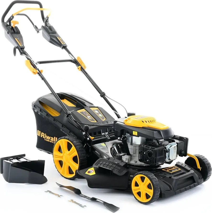 Benzínová sekačka na trávu Riwall PRO RPM 5140 V s pojezdem