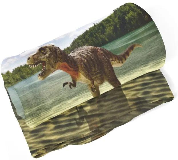 IMPAR Fleecová deka Tyrannosaurus 150x120 cm (Rozměr : 150 x 120 cm)