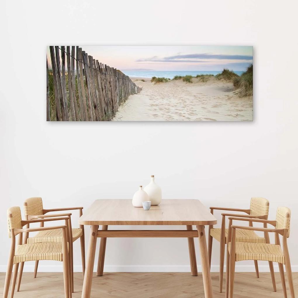 Gario Obraz na plátně Pláž po západu slunce Rozměry: 90 x 30 cm
