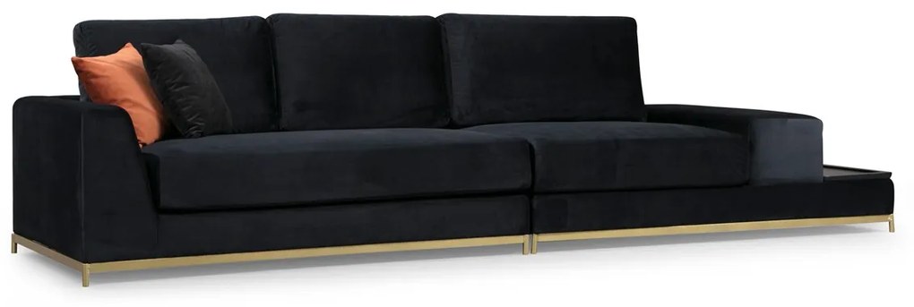 Designová sedačka Dashania 320 cm černá