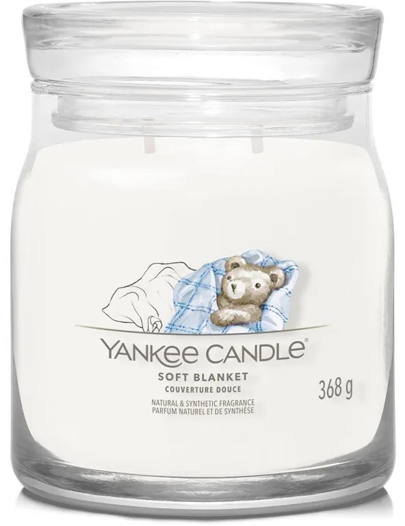 Yankee Candle – Signature svíčka Soft Blanket (Jemná přikrývka) Velikost: velká 567 g