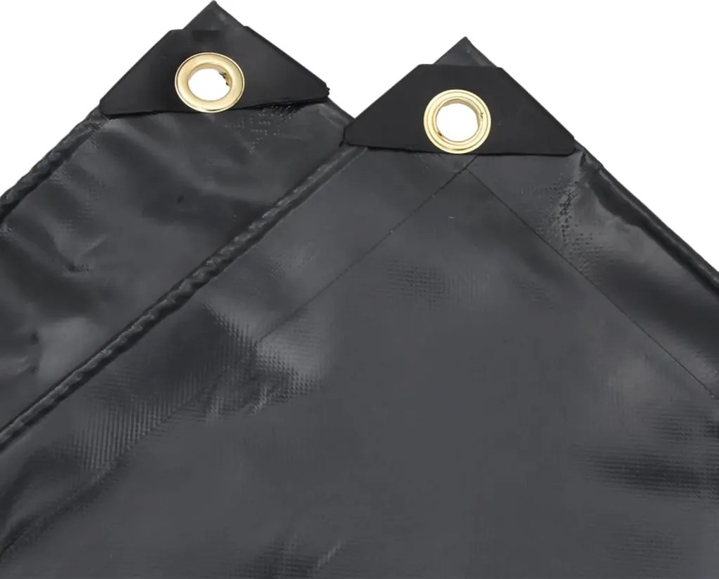 Plachta černá 5 x 8 m 650 g/m² 156081