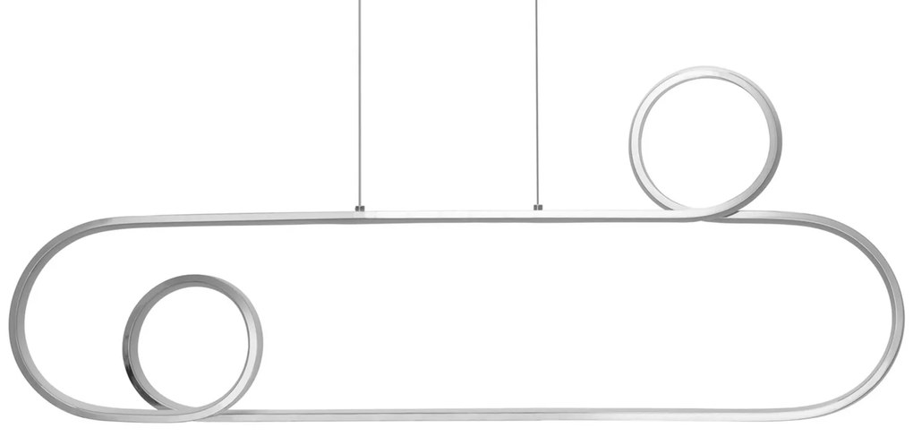 Toolight - LED závěsné svítidlo APP810-CP CHROM, stříbrná, OSW-09663