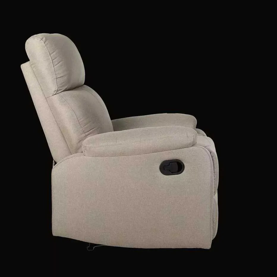LuxuryForm DESIGN Televizní křeslo CARLOS s polohováním - béžové