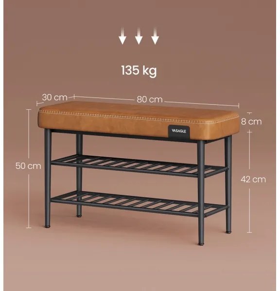 Botník ANDOR hnědá/černá
